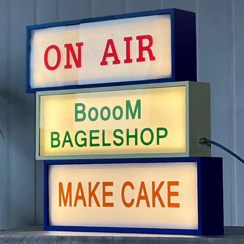 Creative Signbox | Acrylic Panel – LED Backlit Playful Modern Style ...